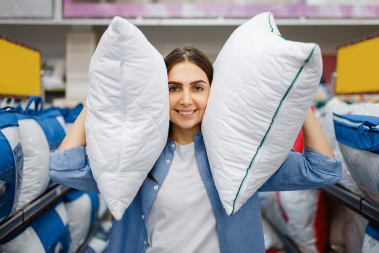 IHG Soft and Firm Polyester Pillows Combo Set of 2 – Hotel Home Pillows
